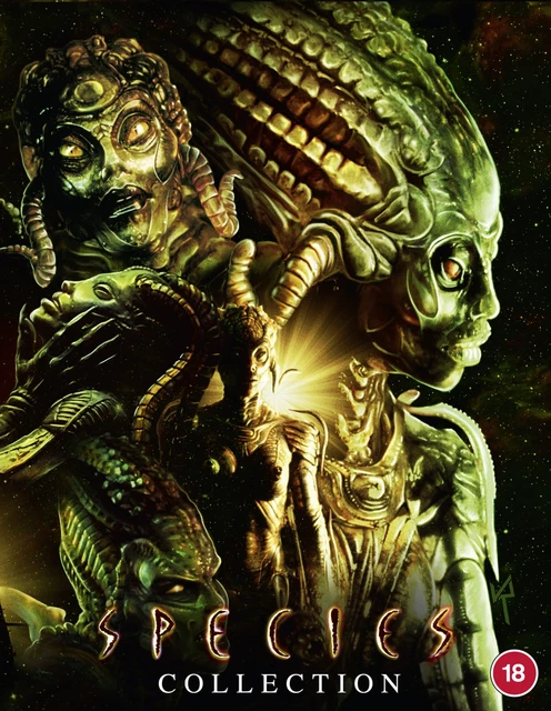 SPECIES 1-4 COLLECTION (Blu-ray) Sunny Mabrey Robert Knepper Amelia ...