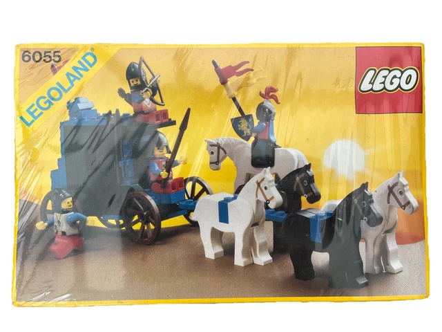 VINTAGE LEGO CASTLE Set 6055 Prisoner Convoy BNIB New- Lions Knights ...