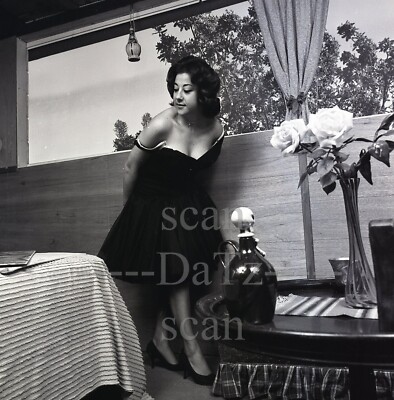 1960s Ron Vogel Negative Sexy Pinup Girl Gina Gallo Cheesecake V210569