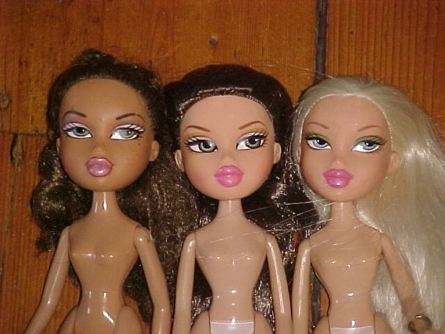 3 X BRATZ DOLLS STYLE IT YASMIN RACECAR KATIA ADVENTURE GIRLZ CLOE ...