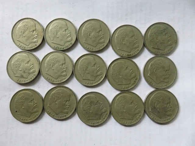 PROPAGANDA OF COMMUNISM rubles coins 100 years since the birth of Lenin ... PROPAGANDA OF COMMUNISM rubles coins 100 years since the birth of Lenin ...