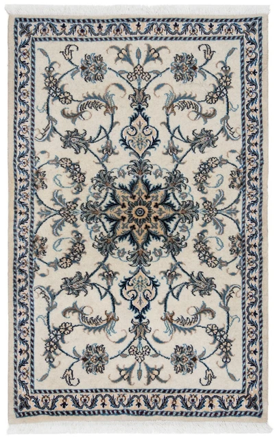 TAPIS PERSAN NOUÉ à la main Nain 137 x 85 cm - fin, oriental, tapis ...