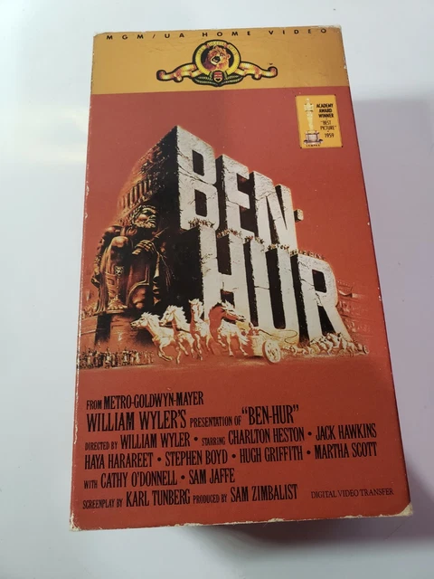 BEN-HUR (VHS 2-TAPE Set) 1988 MGM Charlton Heston £7.66 - PicClick UK