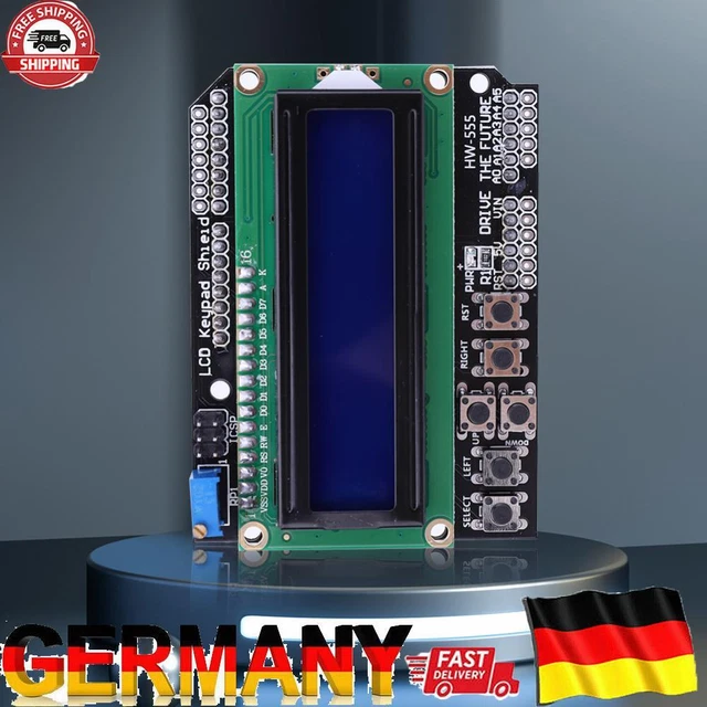 LCD1602 YELLOW GREEN Screen Module 16x2 Character for Arduino ...