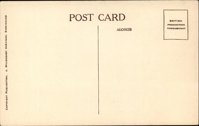 CARTOLINA D'EPOCA BIRMINGHAM West Midlands Co England Hill Street San ...