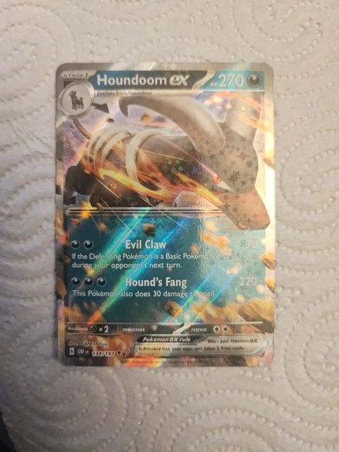 CARTE POKÉMON | Houndoom Ex 134/197 OBF ENG | Mint/Near-Mint EUR 5,00 - PicClick FR