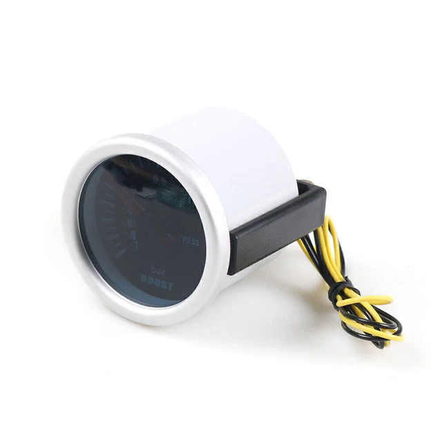 POINTEUR DE BARRE 2 "52mm, LED blanche, jauge Turbo Boost, compteur de presse so EUR 17,03 ...