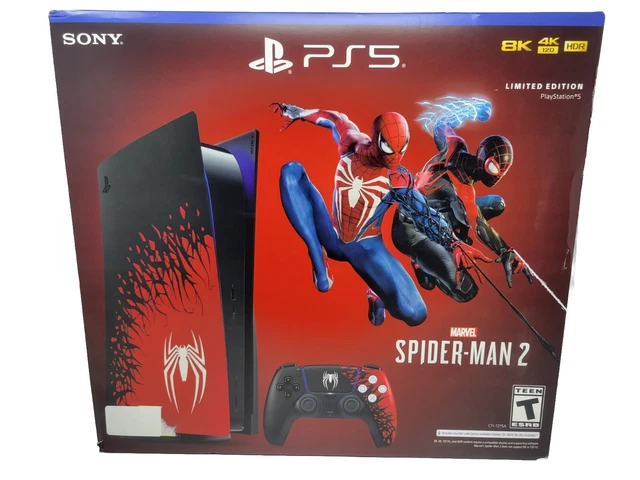 Sony Playstation 5 Console Marvels Spider Man 2 Limited Edition Bundle