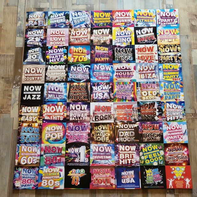 NOW THAT’S WHAT I Call Music CD Bundle - 63 X Original Triple & Four CD ...