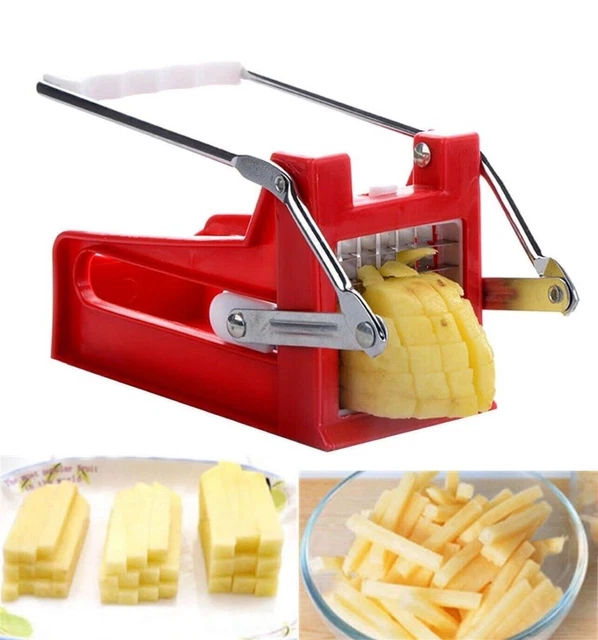 POTATO CHIPPER FRENCH Fries Cutter Chip Slicer Vegetable Kitchen ...