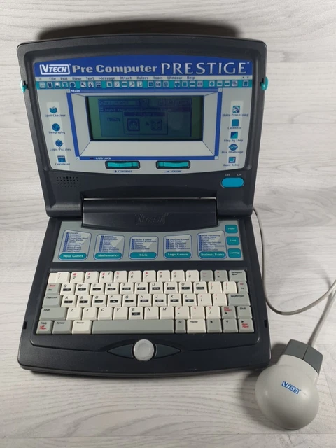 VTECH PRE COMPUTER Prestige Kids Learning Laptop Age Vintage Collectable + Mouse EUR 17,12 ...