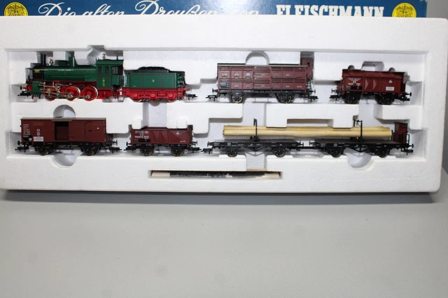 FLEISCHMANN 4883 TRAIN Set The Old Prussian Steam Locomotive Br G4 ...