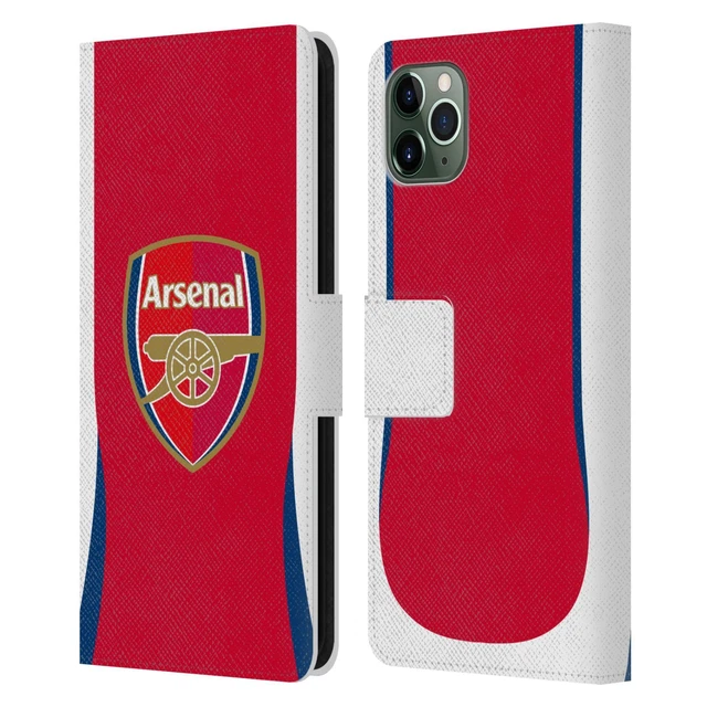 OFFICIAL ARSENAL FC 2024/25 CREST KIT LEATHER BOOK CASE FOR APPLE ...