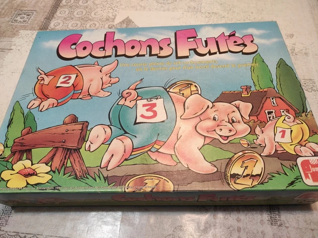 JEU DE SOCIÉTÉ Jumbo 1991 Cochons Futés Complet EUR 22,50 - PicClick FR