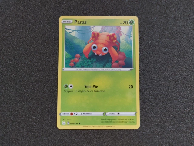 CARTE CARD POKÉMON pokemon Paras 004 196 EUR 2,79 - PicClick FR