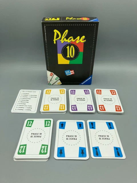 RAVENSBURGER PHASE 10 - cartes de rechange, cartes individuelles (état ...