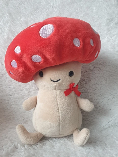 JELLYCAT - FUN Guy Robbie Mushroom Toadstool - Excellent Condition ...