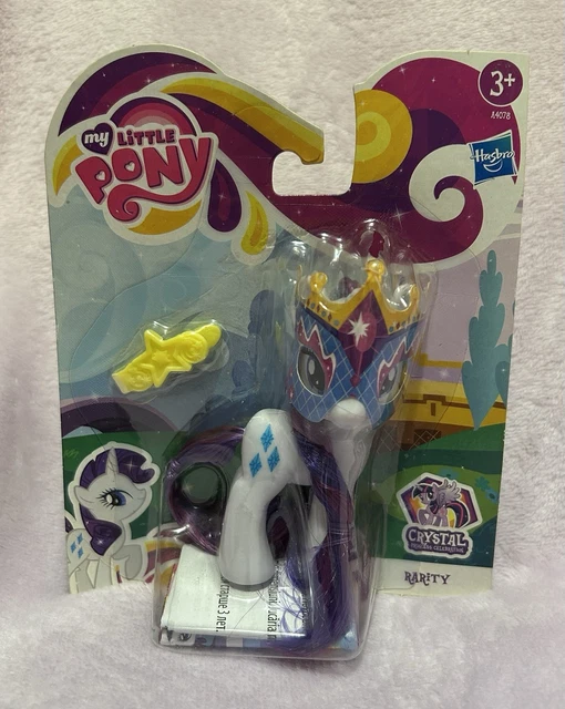 MY LITTLE PONY Rarity Masquerade G4 Brushable Figure MOC £13.20 ...