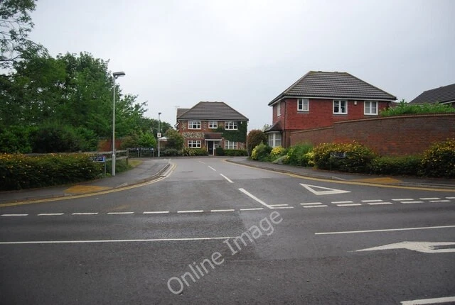 PHOTO 6X4 THE Whitegate railway track passes over Whitegate road ...