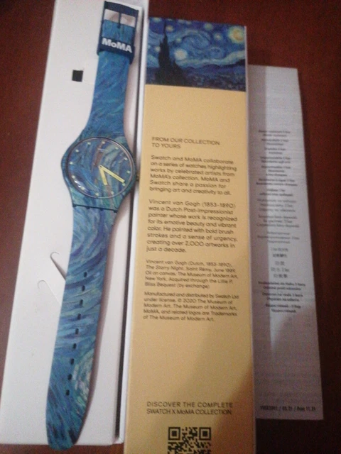 SWATCH - STARRY Night - Vincent Van Gogh - Swatch x MoMA - Limited ...