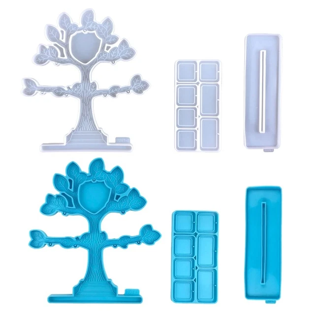 DIY PHOTO FRAME Tree Pendant Epoxy Resin Mold Desktop Decorations ...