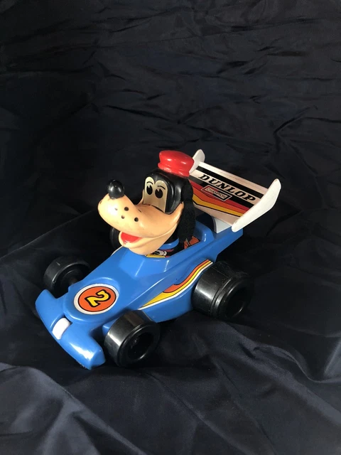 *VINTAGE GOOFY PIPPO Car Model F1 Disney Mechanoca Ibense Spain Action ...