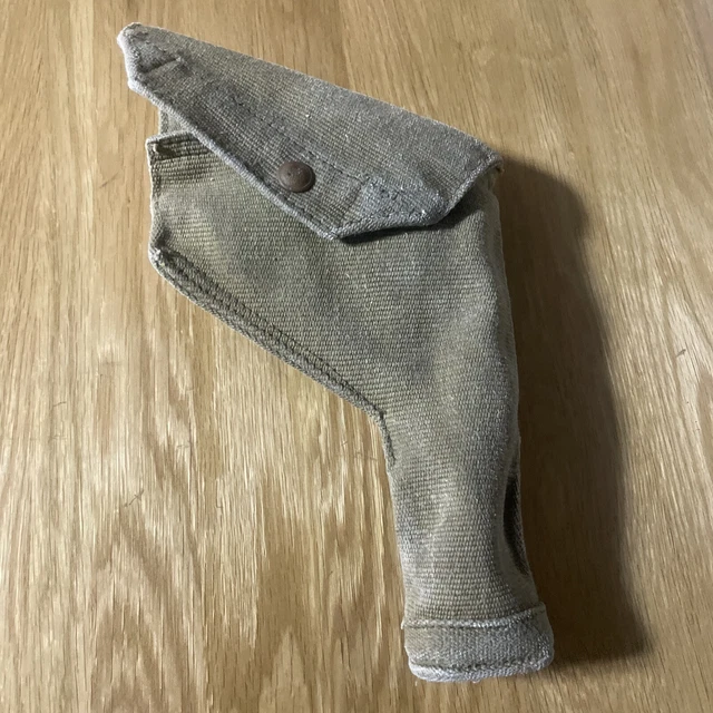 ORIGINAL WW2 BRITISH Army Pattern 37 Webbings Pistol Holster 1940 mec £ ...