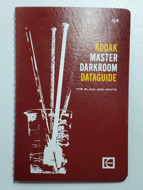 VINTAGE KODAK MASTER Darkroom Data Guide For Black & White 1970 Edition ...