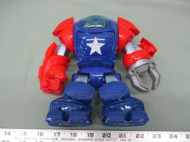 PLAYSKOOL SUPER HERO Adventures Marvel Spiderman Exo Suit Robot Metal ...
