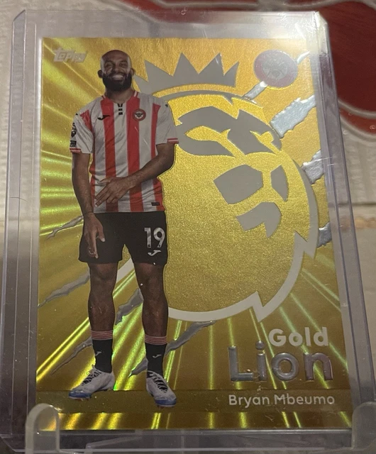 TOPPS PREMIER LEAGUE 2025/26 Gold Lion Bryan Mbeumo Brentford £3.28 ...