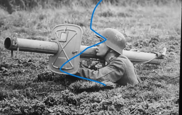 9 X SUPER Repro Fotos Deutsche Soldaten mit Panzerschreck im Einsatz ...