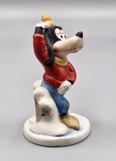 VINTAGE GOOFY ICE Skating The Disney Collection 1987 Porcelain Fingure ...