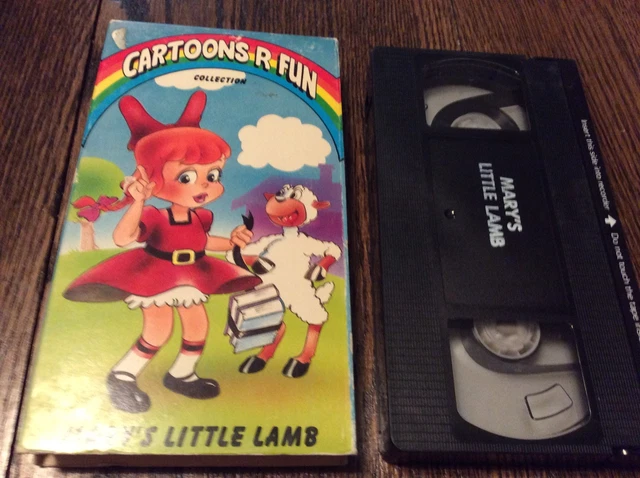 CARTOONS R FUN Mary's Little Lamb VHS USED OLD RARE VINTAGE COLLECTIBLE ...