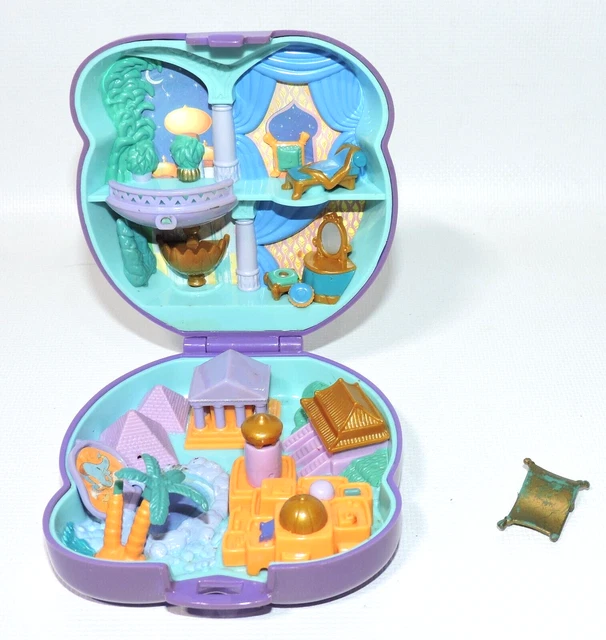 1995 BLUEBIRD POLLY Pocket Disney Aladdin Playset Compact w/ Magic ... 1995 BLUEBIRD POLLY Pocket Disney Aladdin Playset Compact w/ Magic ...