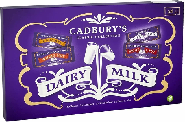 CADBURY DAIRY MILK Classic Collection Retro Selection XMas Gift Box ...
