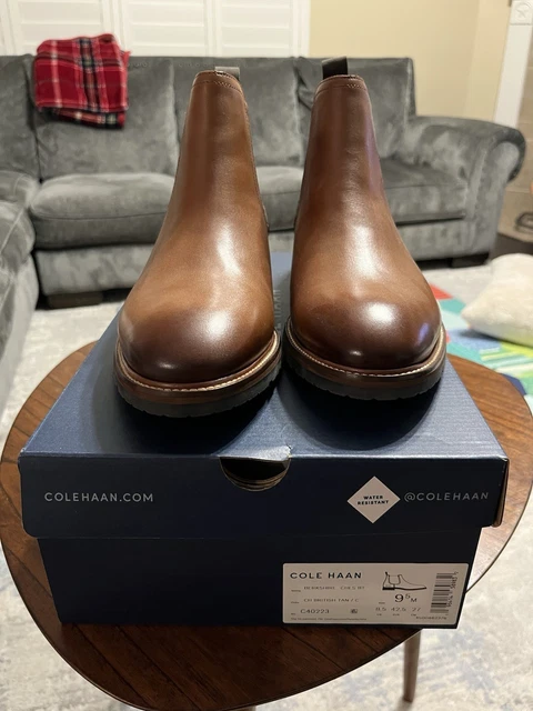 COLE HAAN BERKSHIRE Chelsea Boots 9.5M £104.29 - PicClick UK