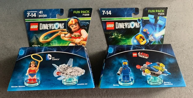 LEGO DIMENSIONS 71209 Wonder Woman & 71214 Benny Fun Pack New & Sealed ...