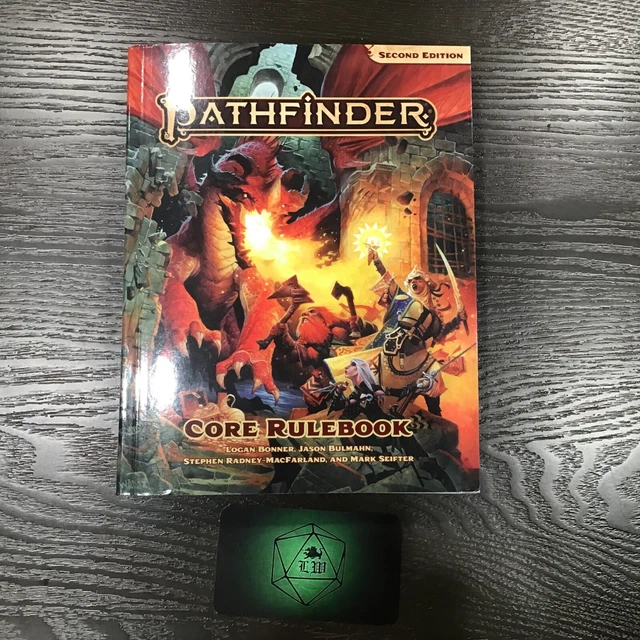 PATHFINDER CORE RULEBOOK 2nd Edition by Jason Bulmahn (2019, Paperback ...