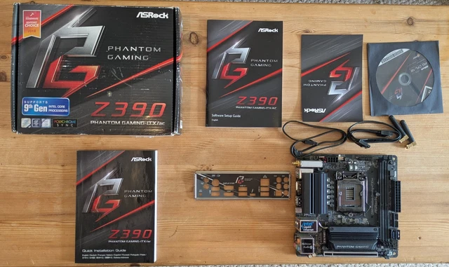 ASROCK Z390 PHANTOM Gaming-ITX/Ac Intel Motherboard LGA 1151 8/9th Gen ...