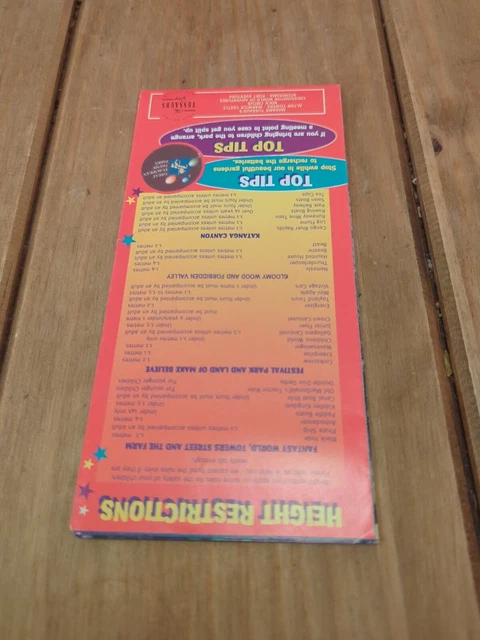 ALTON TOWERS THEME Park Map Guide Leaflet 1995, Vintage, Rare collectors item EUR 57,65 ...