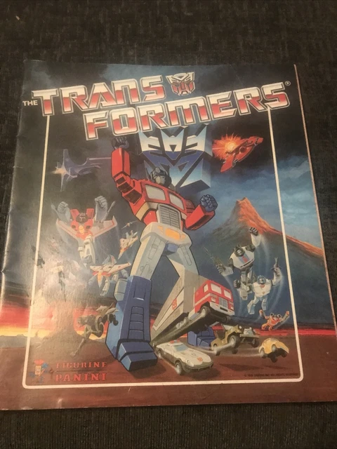 VINTAGE PANINI 1986 The Transformers sticker album - Only 11 Stickers ...