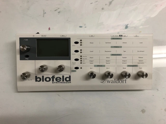 WALDORF BLOFELD WHITE Desktop Modular Synthesizer Module With USB ...