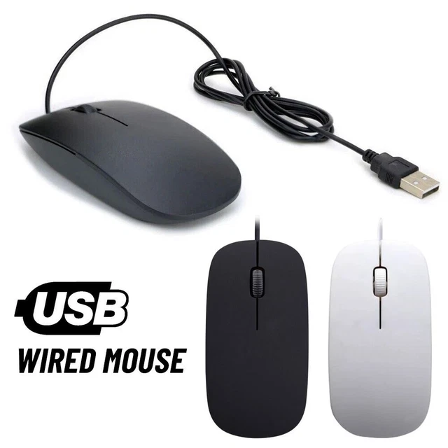 MOBILE GAMING MOUSE Wheel Mute For Pc Acer Laptop Forr Wired Mouse Usb ...