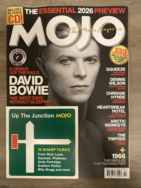 MOJO MAGAZINE FEBRUARY 2026 DavId Bowie with FREE CD $15.99 - PicClick CA