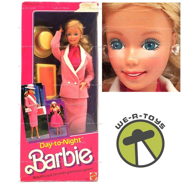 BARBIE DAY TO Night Doll Suit Becomes Gown 1984 Mattel #7929 $285.69 ...
