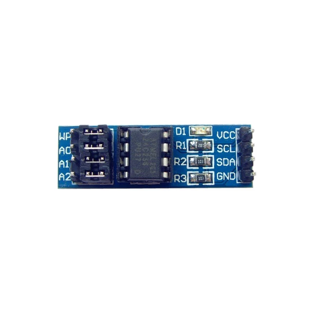AT24C256 I2C INTERFACE EEPROM Memory Module On-board 8P Chip Socket ...