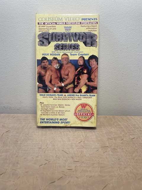SURVIVOR SERIES WWF VHS Coliseum Video Hulk Hogan Andre the Giant £16. ...