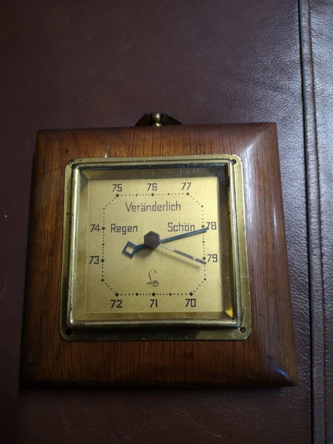 VINTAGE ART DECO Lufft Germany Aneroid Barometer Working Order EUR 17 ...