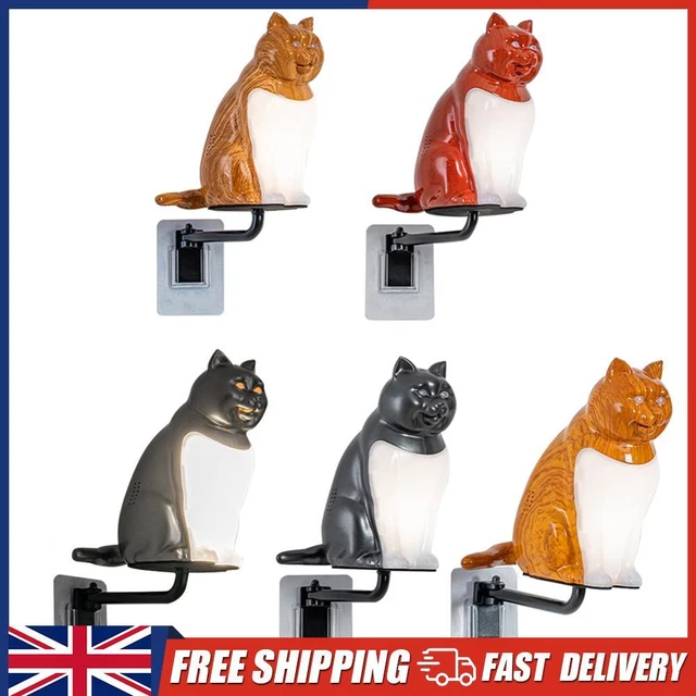 LED CAT WALL Lamp Touch Sensor Cat Night Light Cat Sleep Light for ...