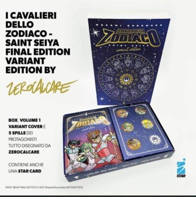 I CAVALIERI DELLO Zodiaco Saint Seiya Variant N.1 Zerocalcare Star Com. Preorder EUR 18,90 ...